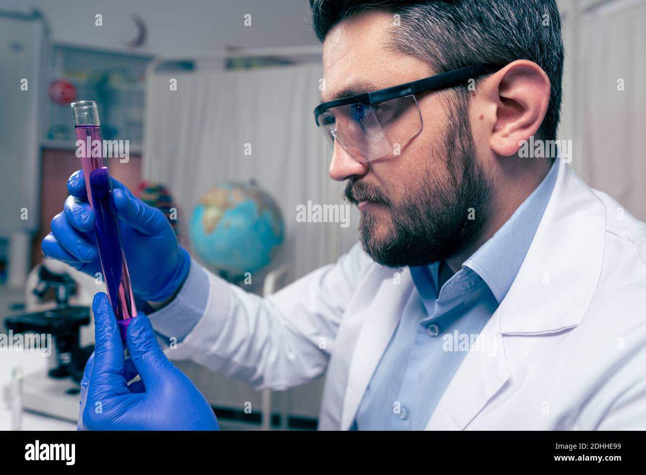 Man tests hi-res stock photography and images - Alamy