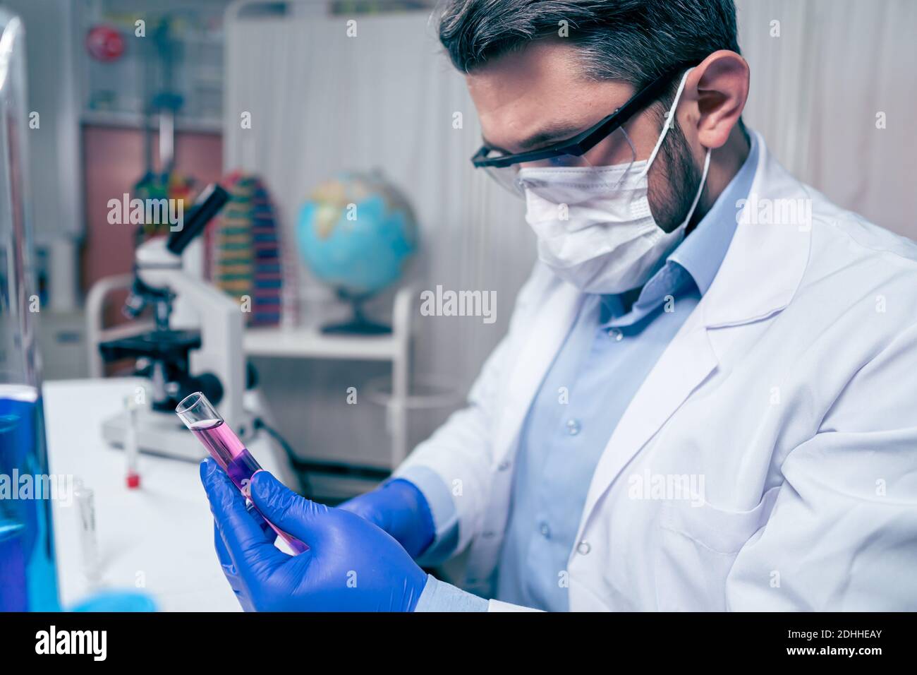 Man tests hi-res stock photography and images - Alamy