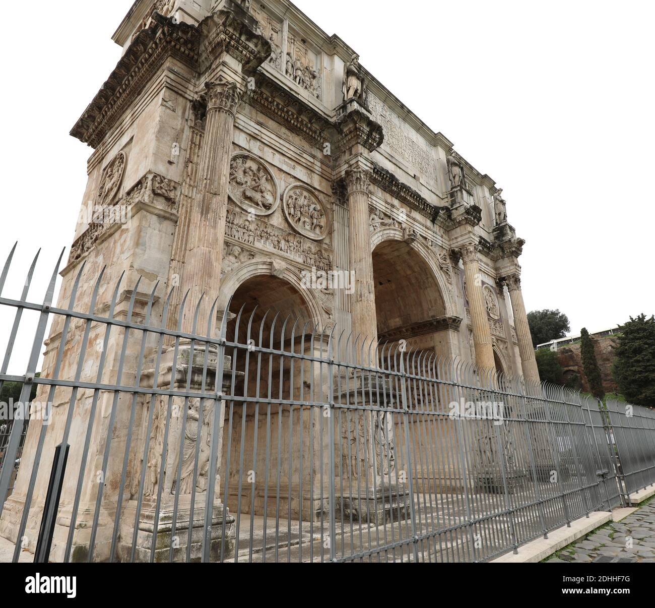 Rome, RM, Italy - March 5, 2019: Ancient Monument Arch of Constantine ...