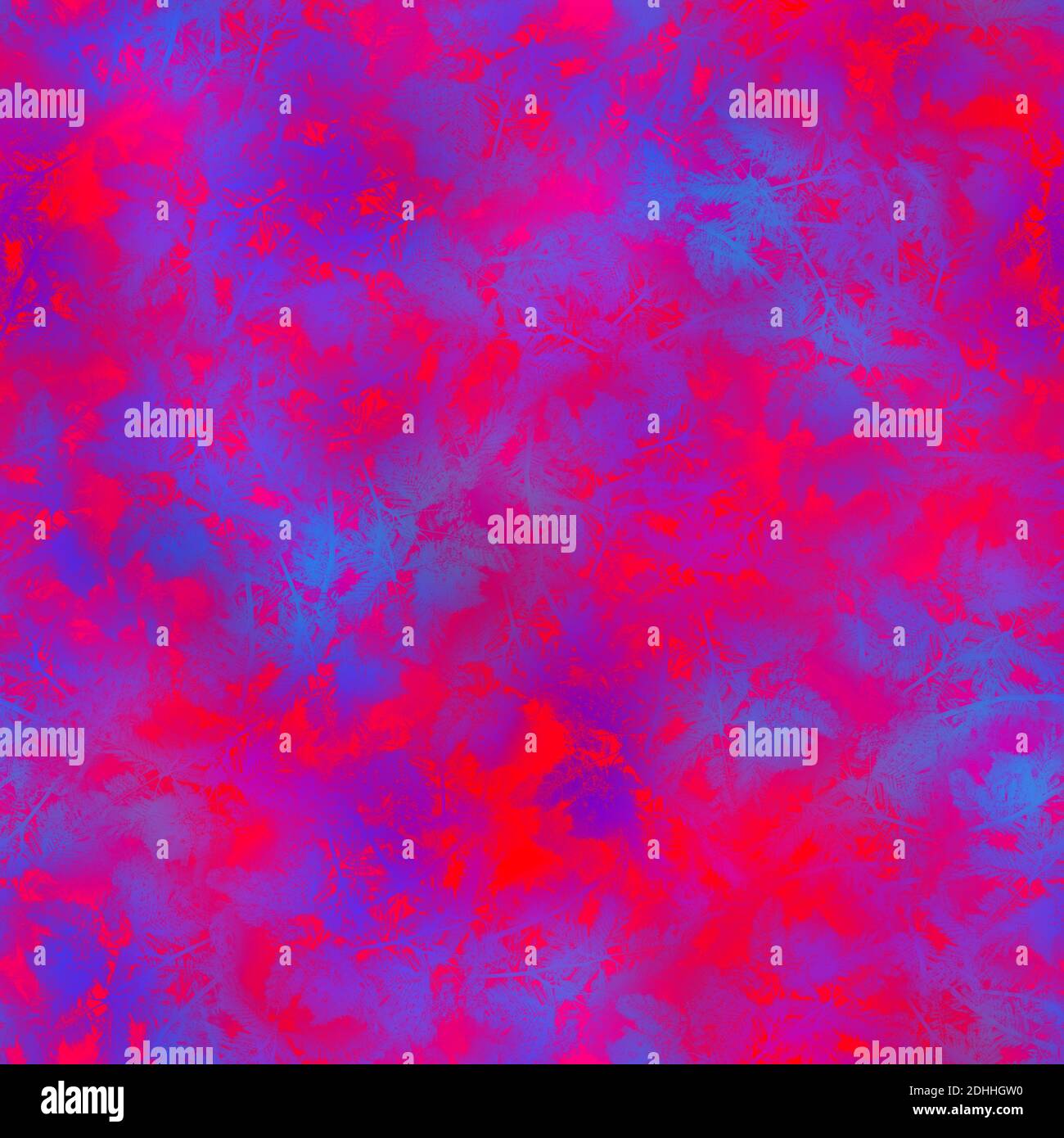 Seamless intense red and blue leaf pattern Stock Photo - Alamy