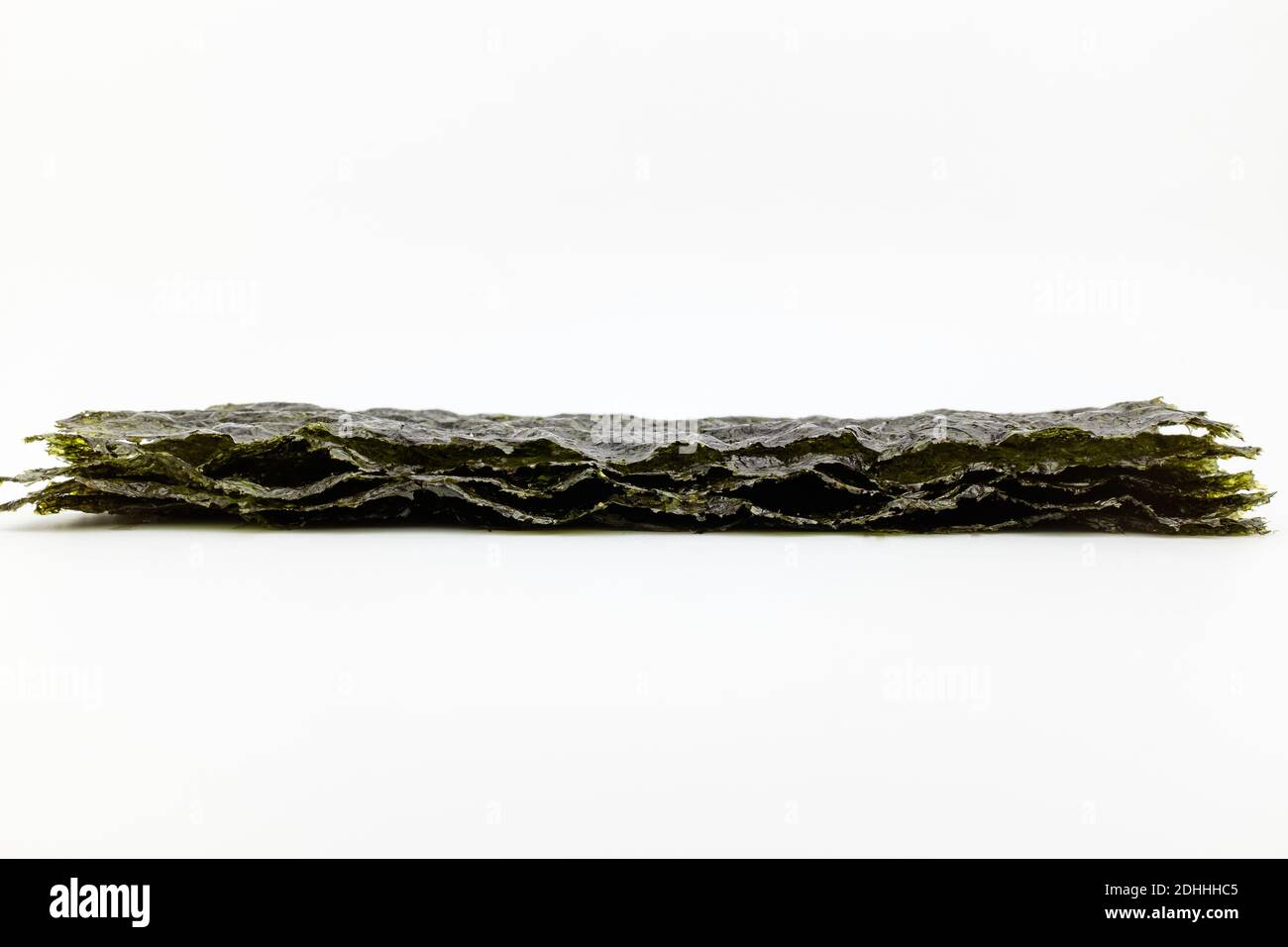 Blue seaweed in square shape on white background Stock Photo - Alamy