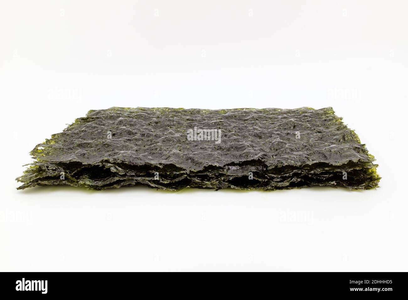 Blue seaweed in square shape on white background Stock Photo - Alamy