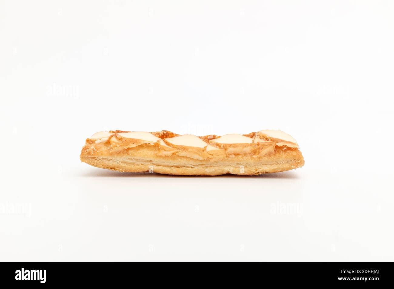 Crispy pastry on white background Stock Photo - Alamy