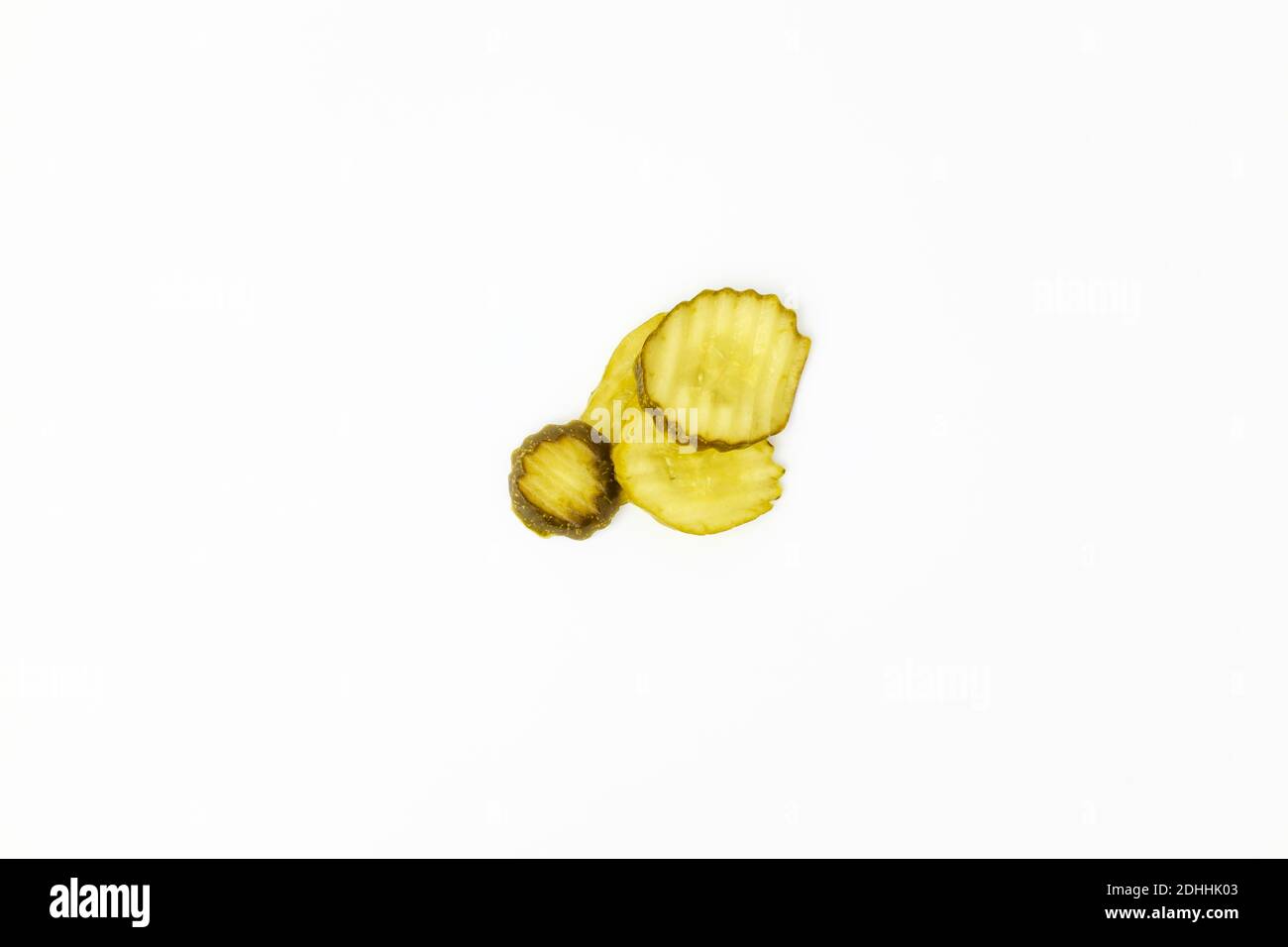 Pickle made of cucumbers on a white background Stock Photo - Alamy