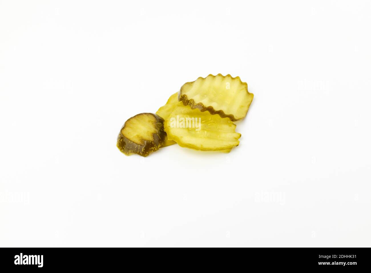 Pickle made of cucumbers on a white background Stock Photo - Alamy