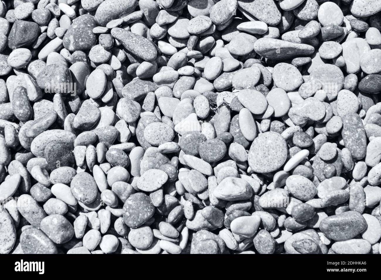 Pebble background by the sea in ultimate gray ,the 2021 color Stock ...