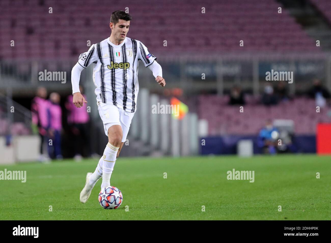 Alvaro Morata of Juventus Fc in action during the UEFA Champions League ...
