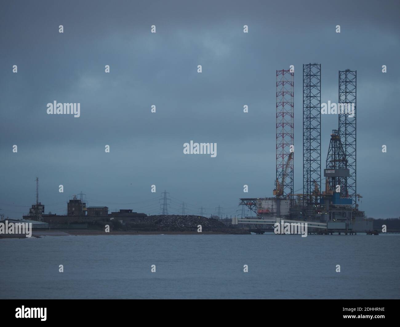 Sheerness, Kent, UK. 11th December, 2020. Another cold and grey day in ...