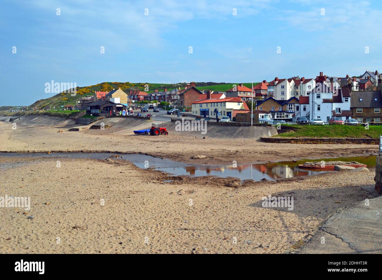 Sandsend Beach, Whitby, Yorkshire, UK Stock Photo - Alamy