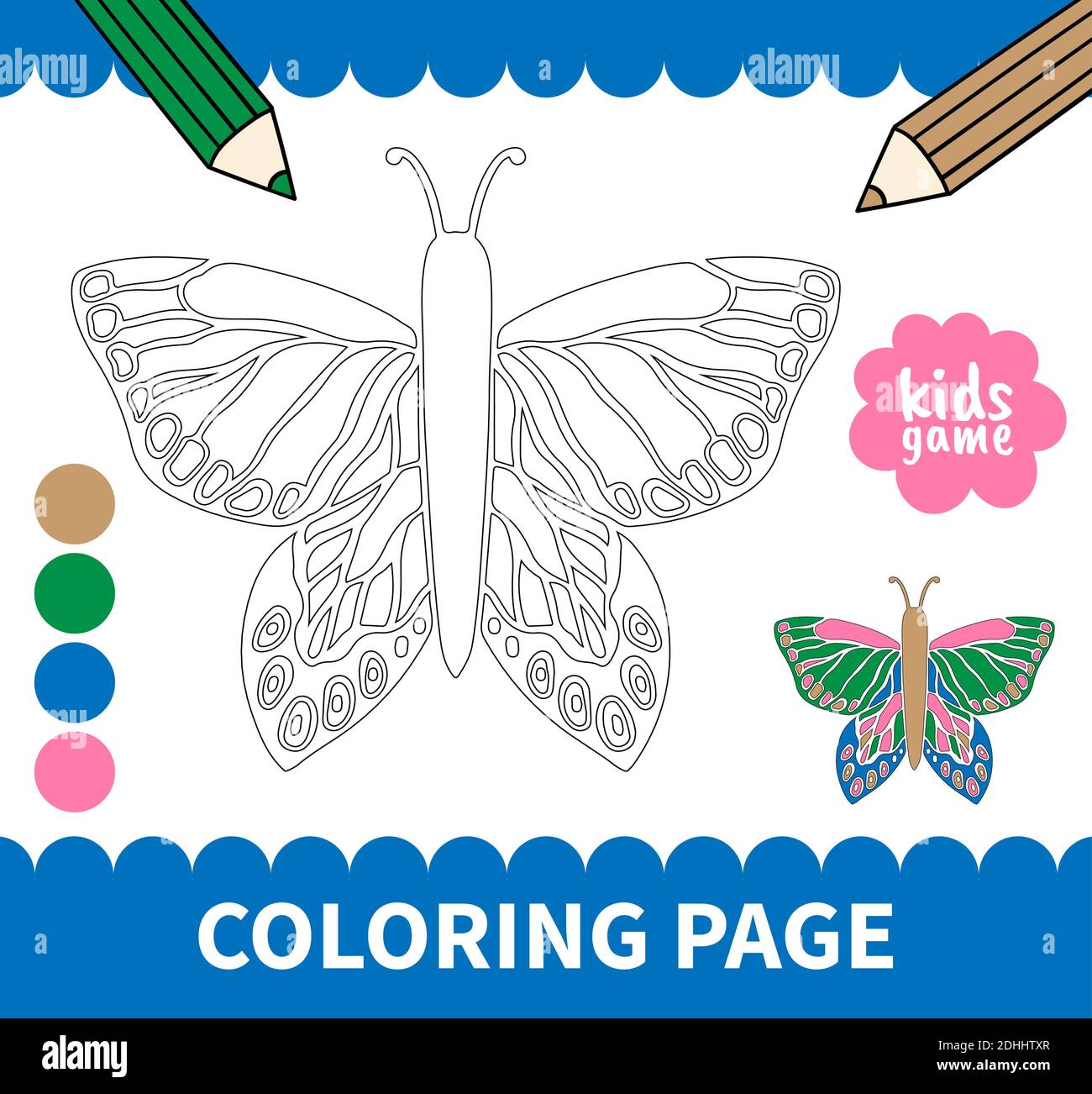 Children board game for preschoolers and primary school students ...