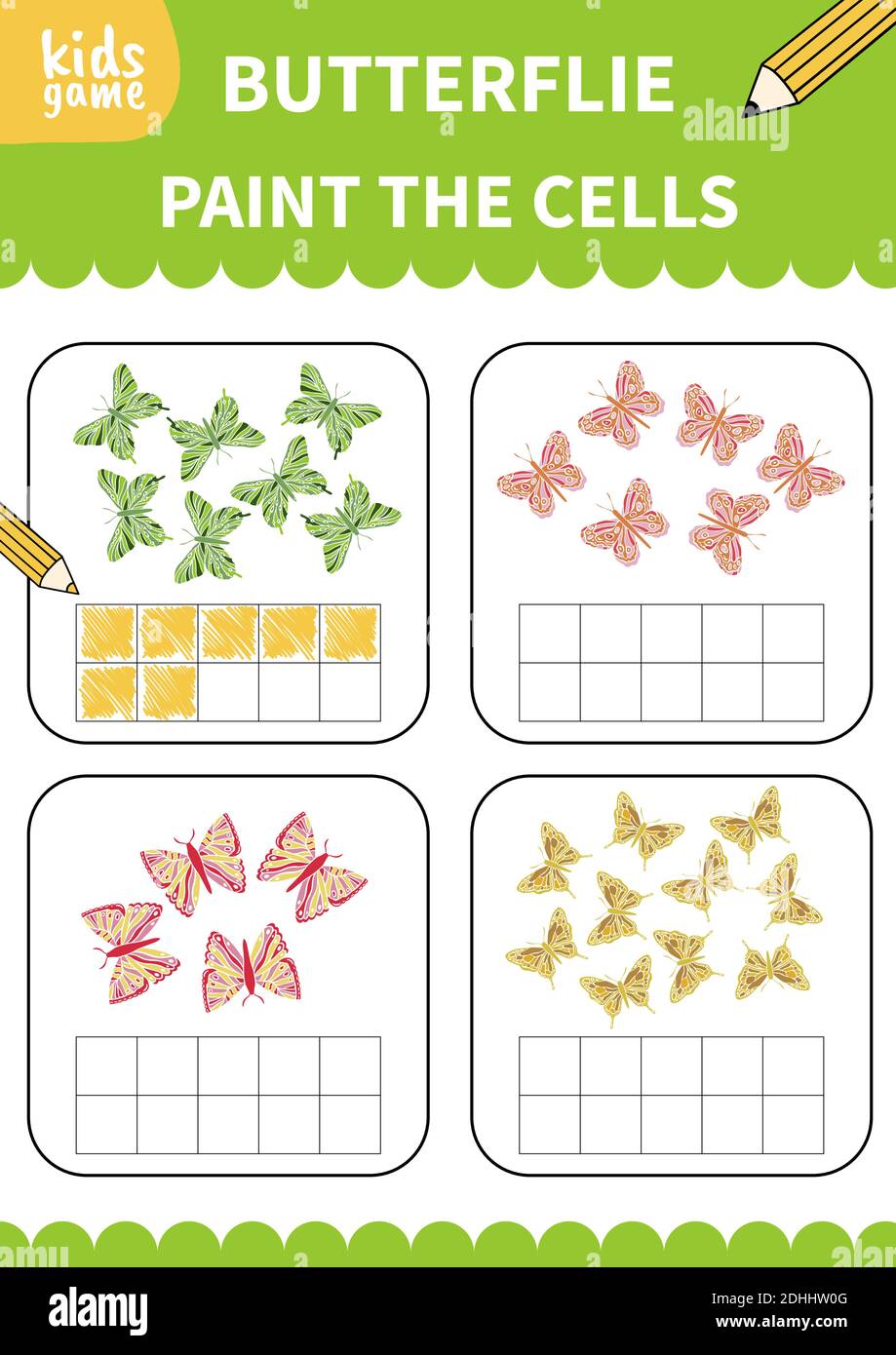 Children board game for preschoolers and primary school students ...