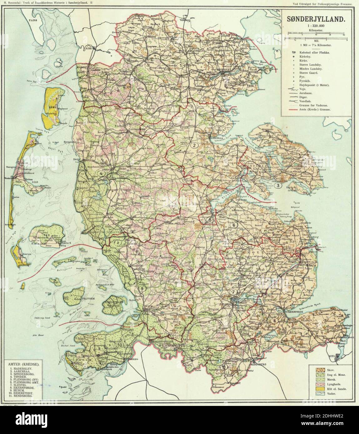 Danish Map High Resolution Stock Photography and Images - Alamy