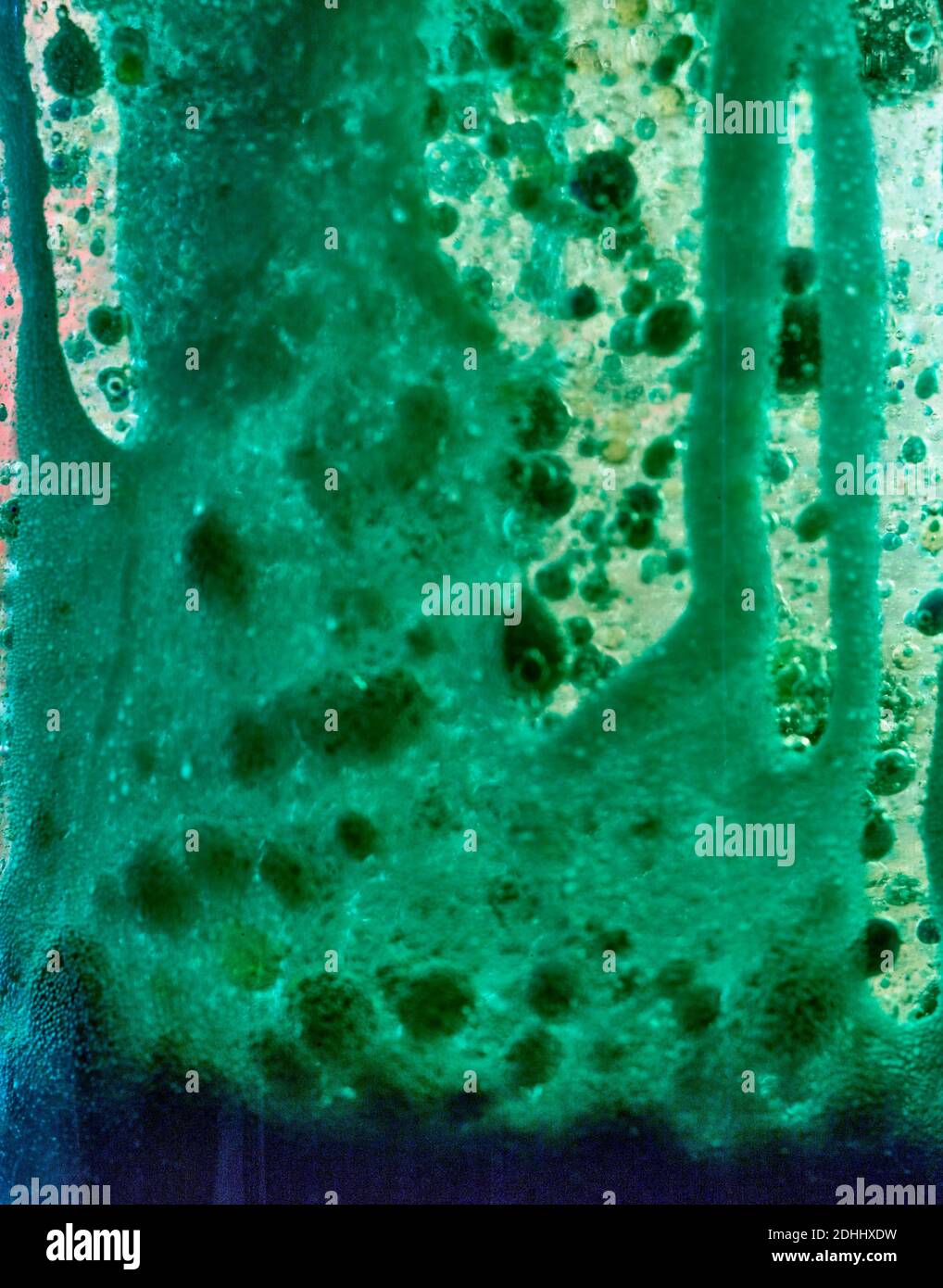 Abstract colourful backgrounds caused by simple chemical reaction Stock ...