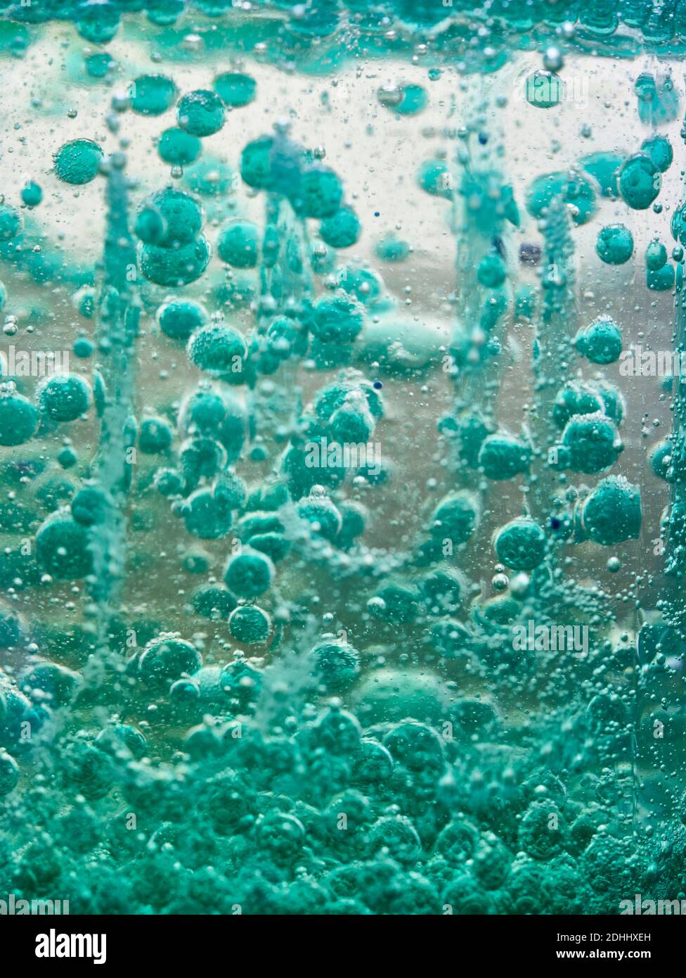 Abstract colourful backgrounds caused by simple chemical reaction Stock ...