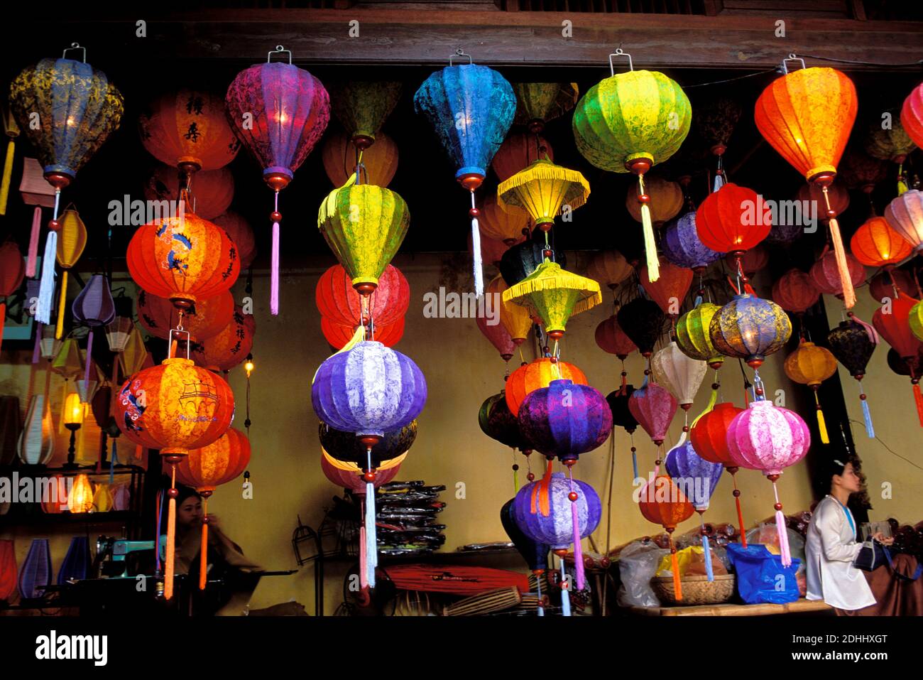 Vietnam. Hoi Han. Lantern, lamp Stock Photo - Alamy
