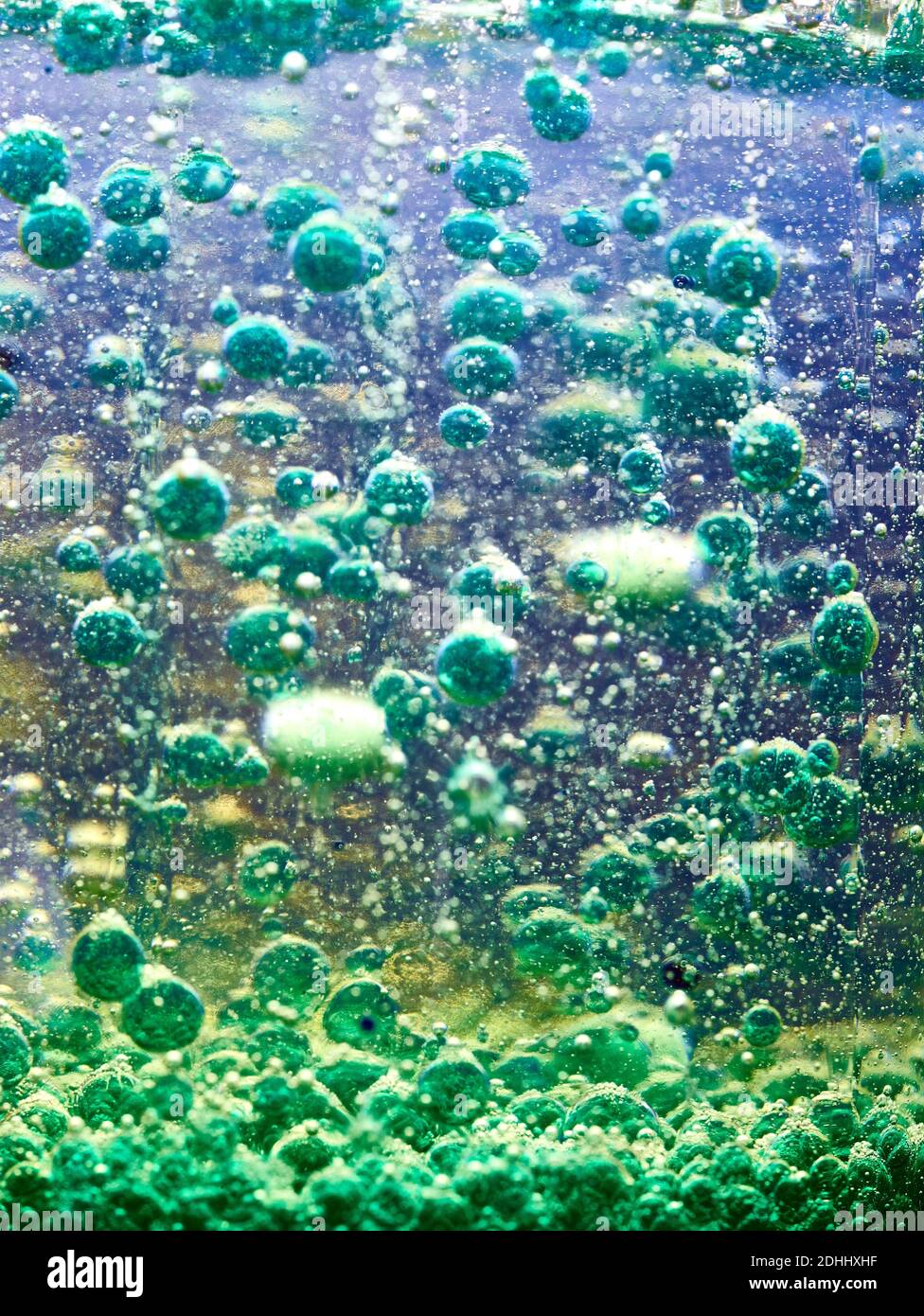 Abstract colourful backgrounds caused by simple chemical reaction Stock ...