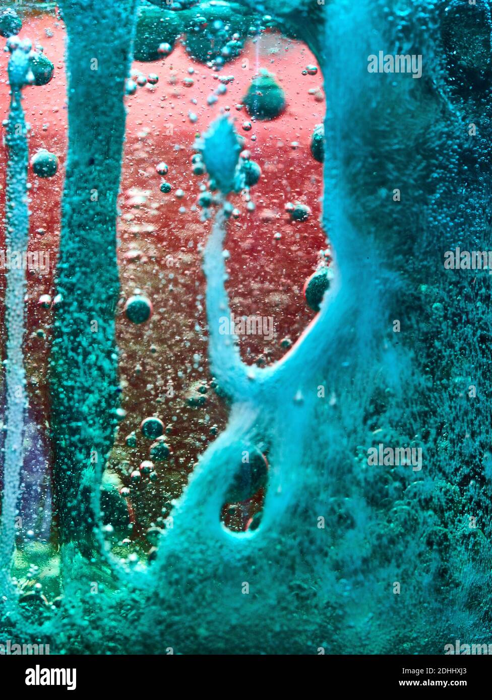 Abstract colourful backgrounds caused by simple chemical reaction Stock ...