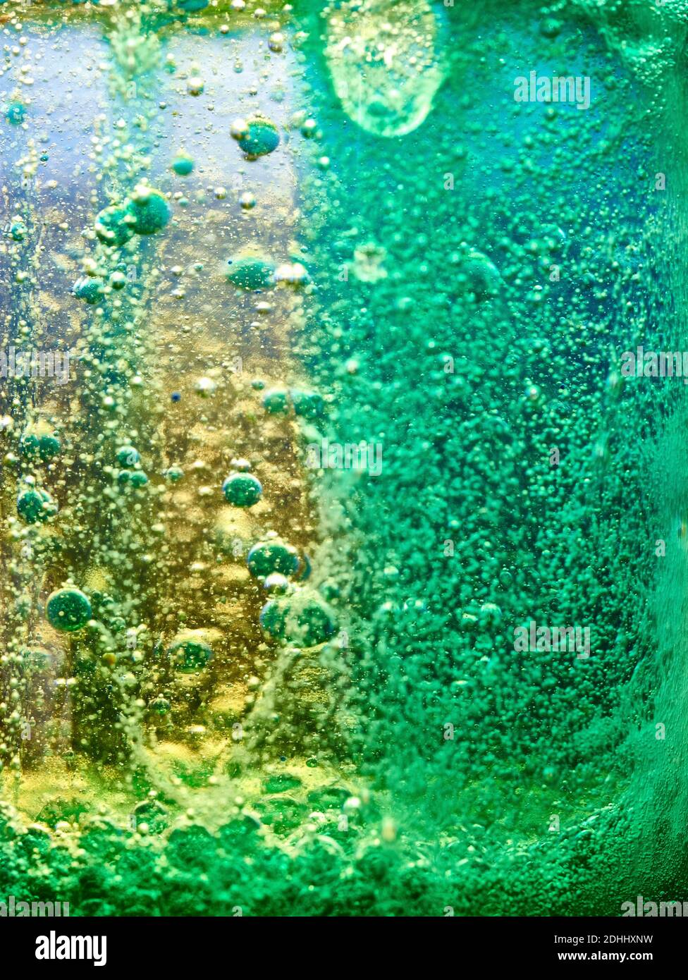 Abstract colourful backgrounds caused by simple chemical reaction Stock ...