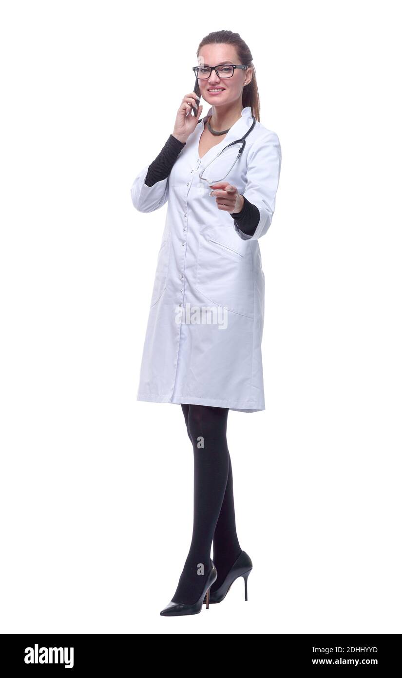 Doctor using smartphone healthcare online Cut Out Stock Images ...