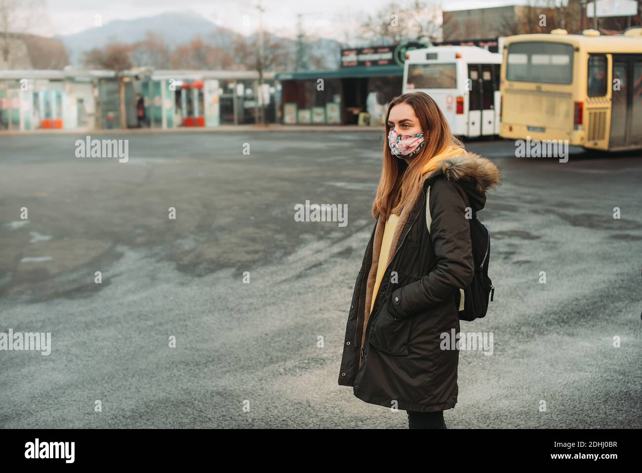 Coronavirus bus stop hi-res stock photography and images - Alamy
