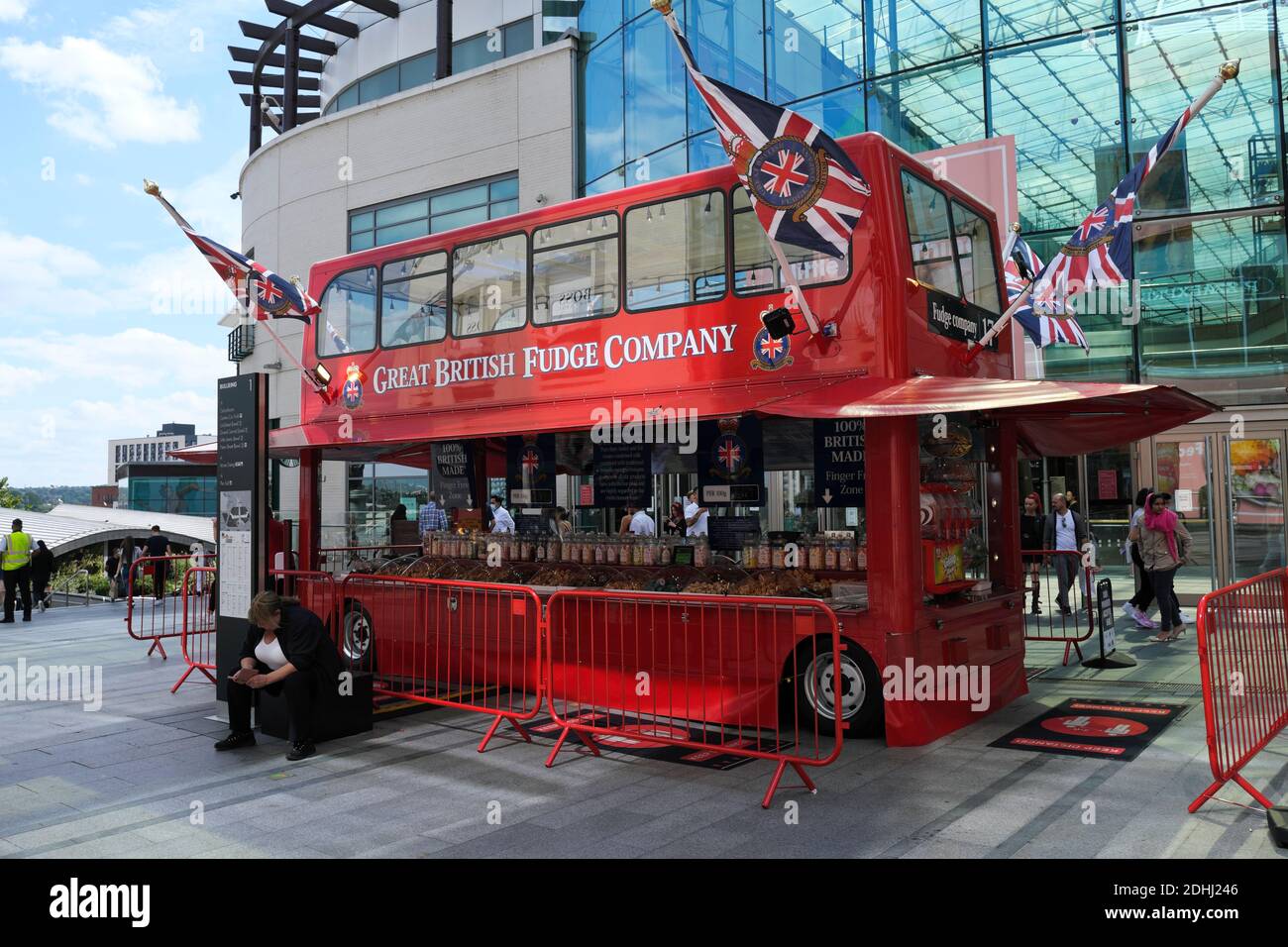 Great British Fudge Company's Red Bus In The Bull Ring Shopping Centre ...