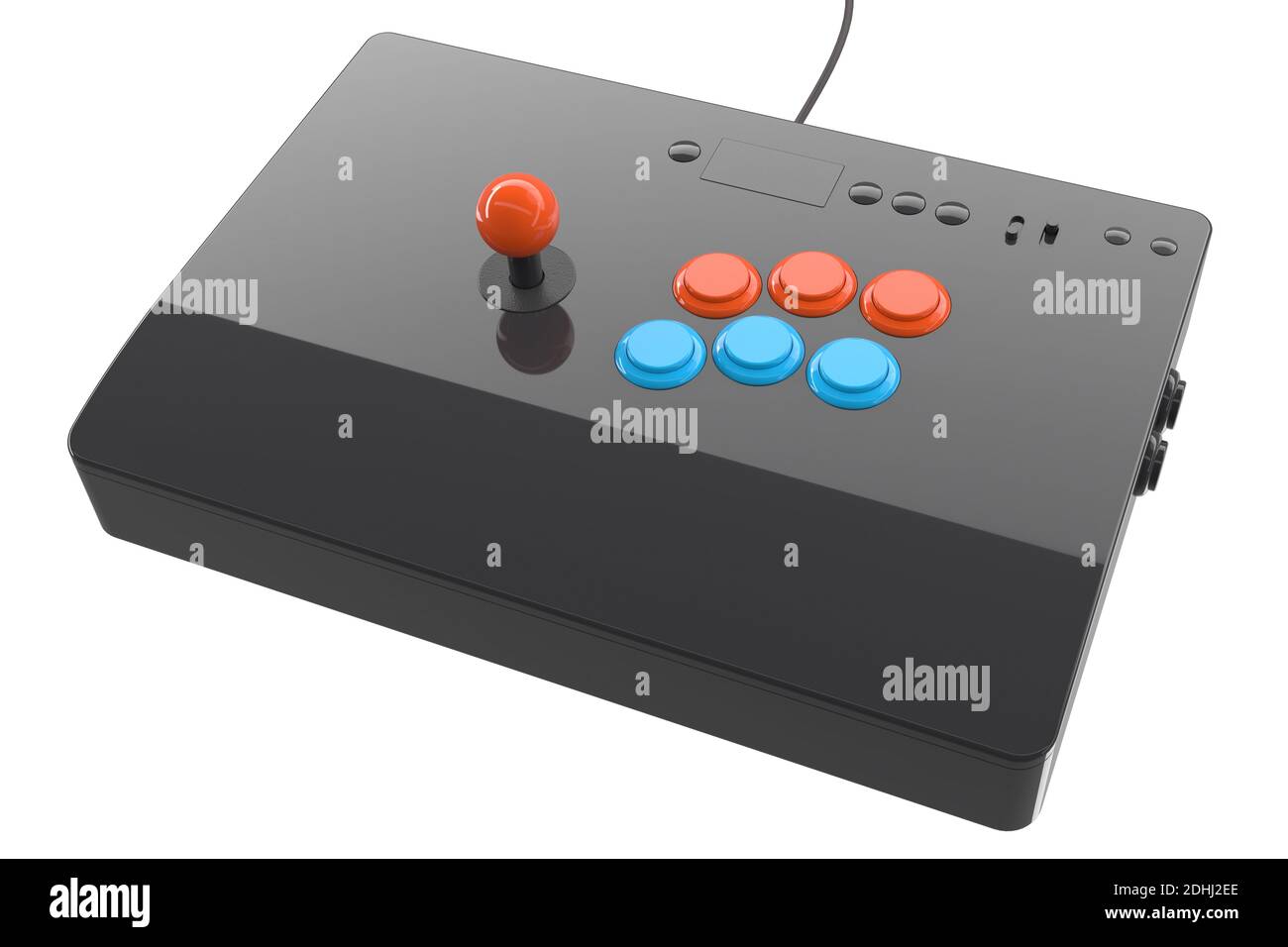 Vintage arcade stick with joystick and tournament-grade buttons ...