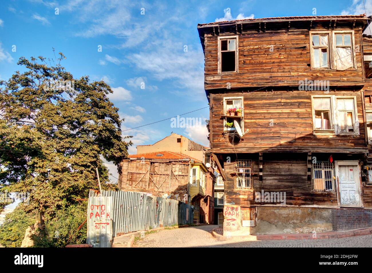 Traditional house in Istanbul, HDR Image Stock Photo - Alamy