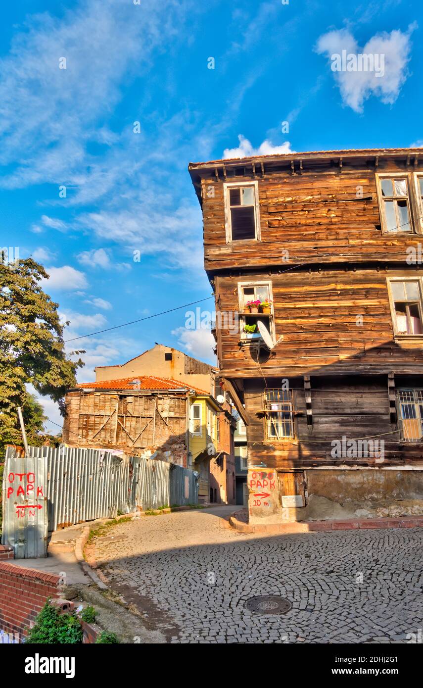Traditional house in Istanbul, HDR Image Stock Photo - Alamy