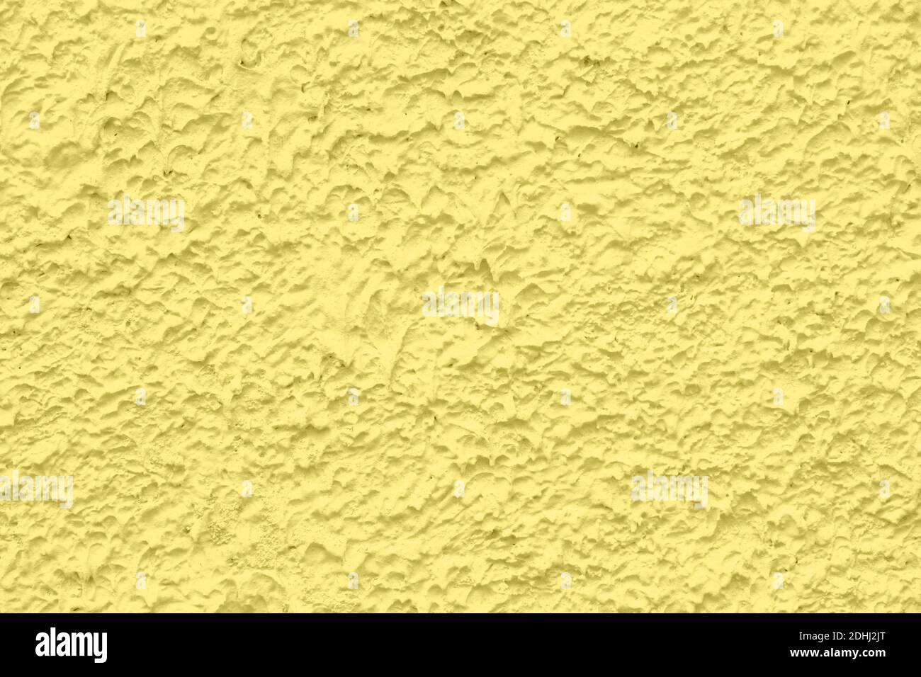 Relief of decorative wall plastering colored in illuminating yellow ...