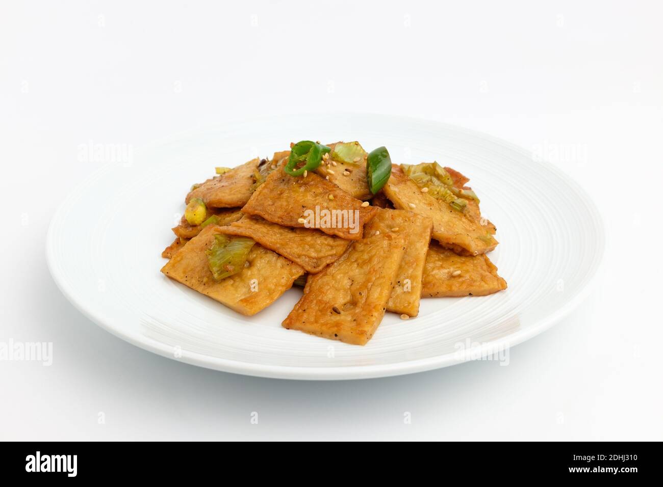 Grilled fish cake with background Stock Photo - Alamy