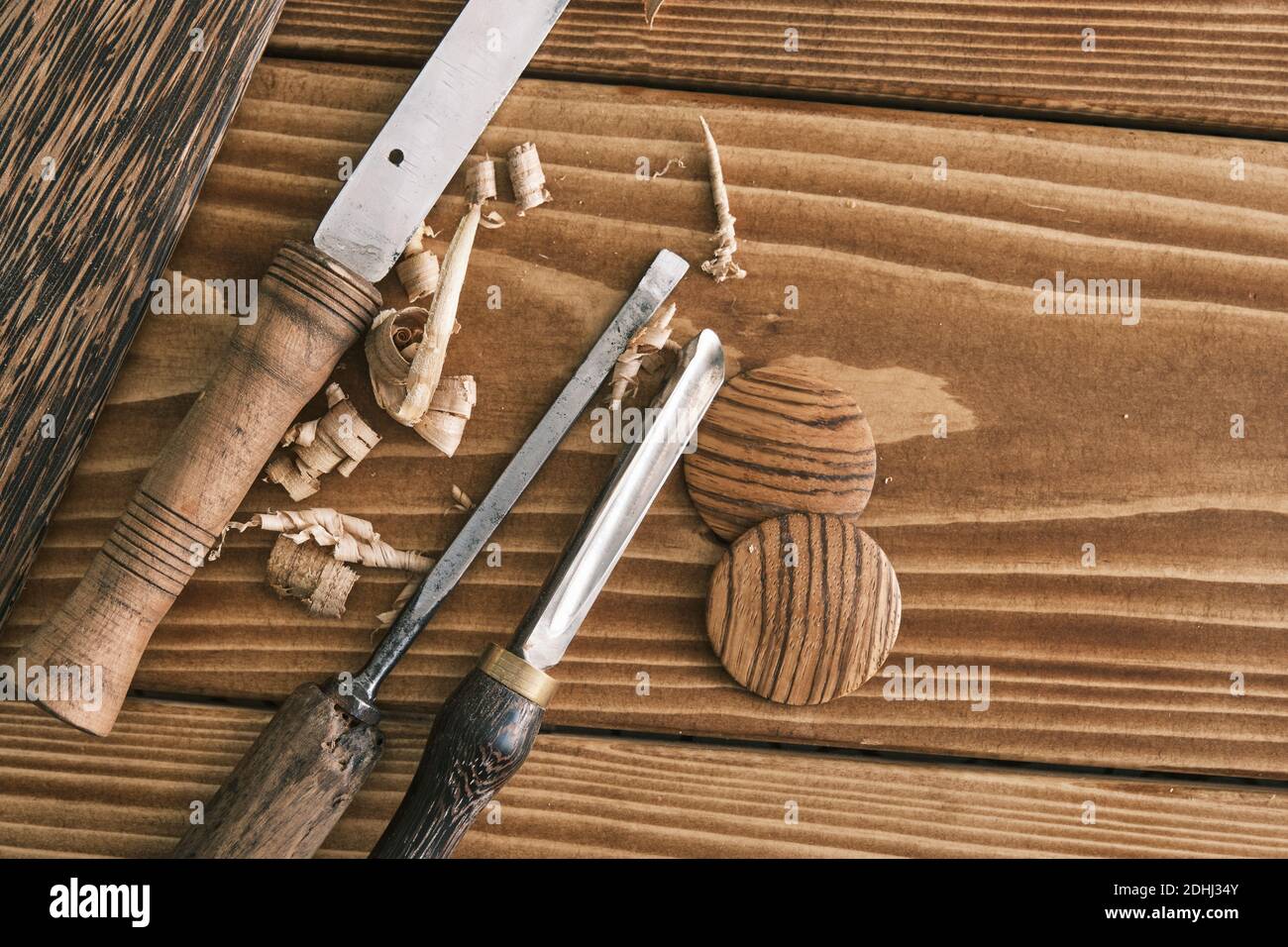 Set of tools for carpentry and hobby. Wood forming tools. Layout Stock ...