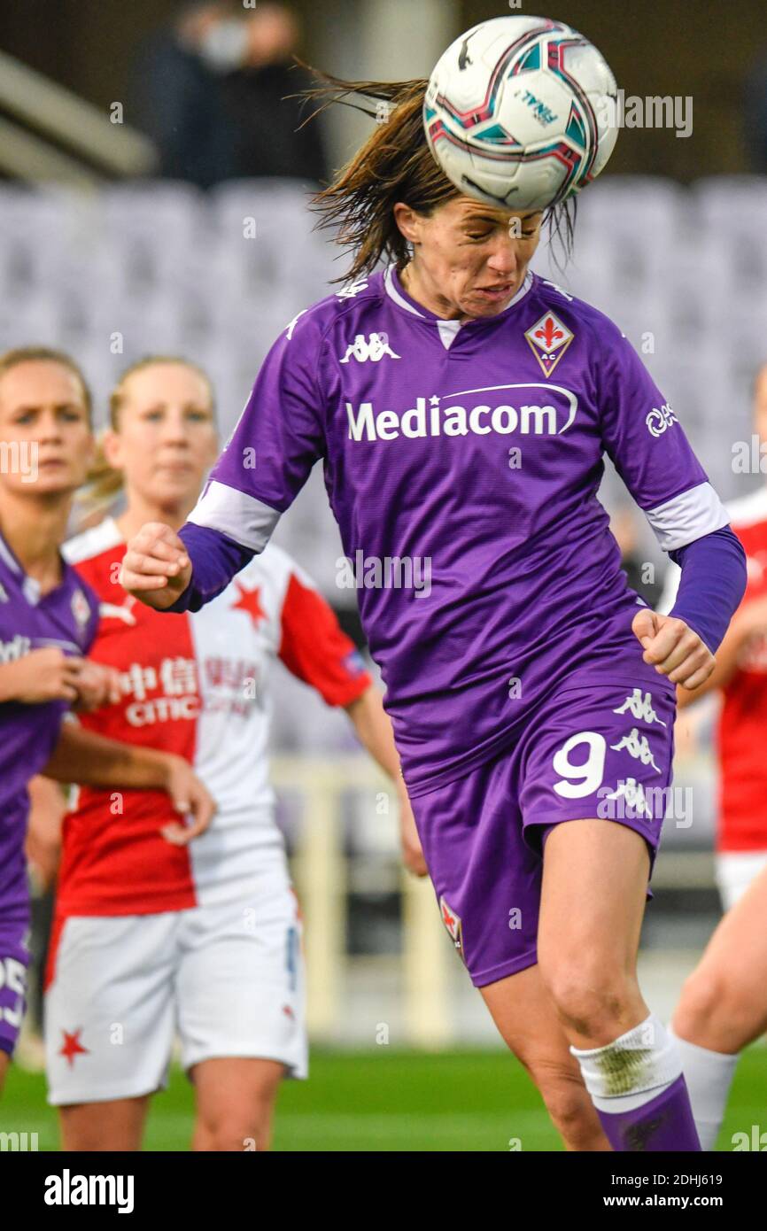 Daniela Sabatino (Fiorentina) during Fiorentina Femminile vs Slavia ...