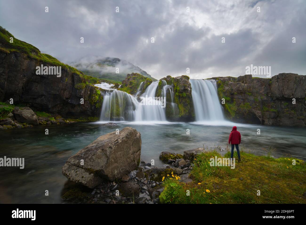 Man watching stream of water hi-res stock photography and images - Alamy