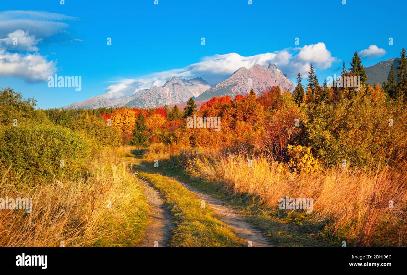 Beautiful nature and waterfall in Slovak paradise,Slovakia Stock Photo ...
