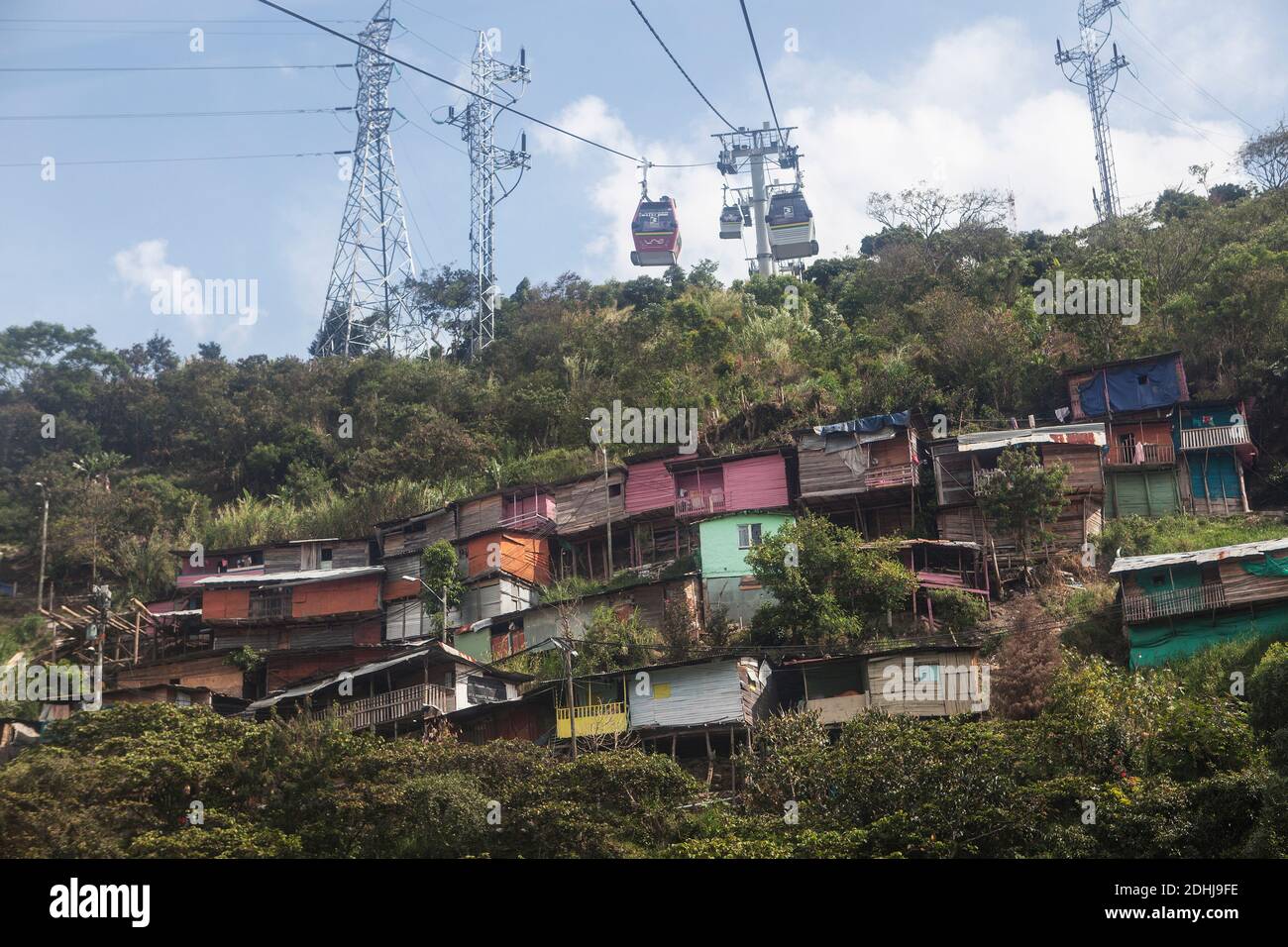 Favelas in Medellin, Colombia Stock Photo - Alamy
