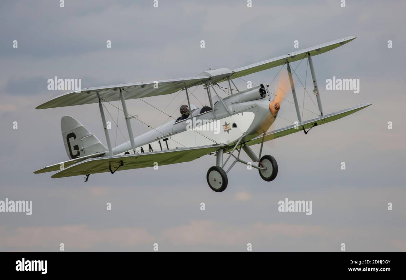 de Havilland DH60 Moth bi-plane Stock Photo - Alamy