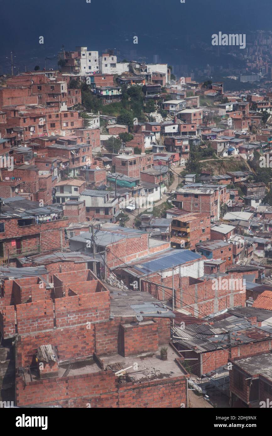 Favelas in Medellin, Colombia Stock Photo - Alamy