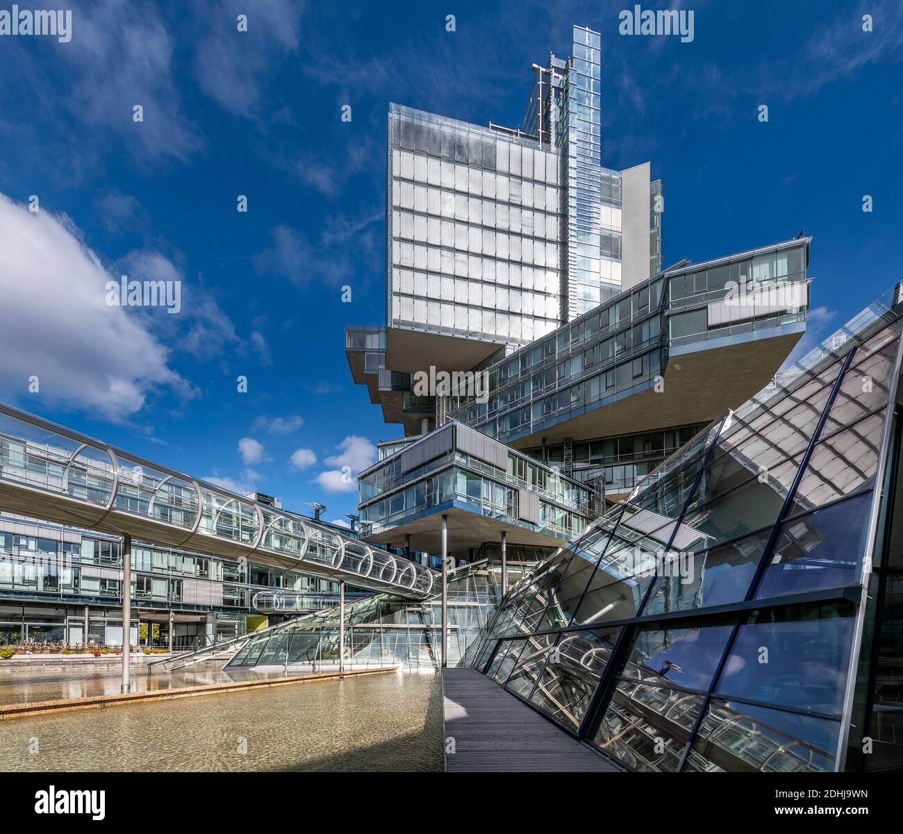 Built for the German Bank Nord/LB this deconstructivist building has ...