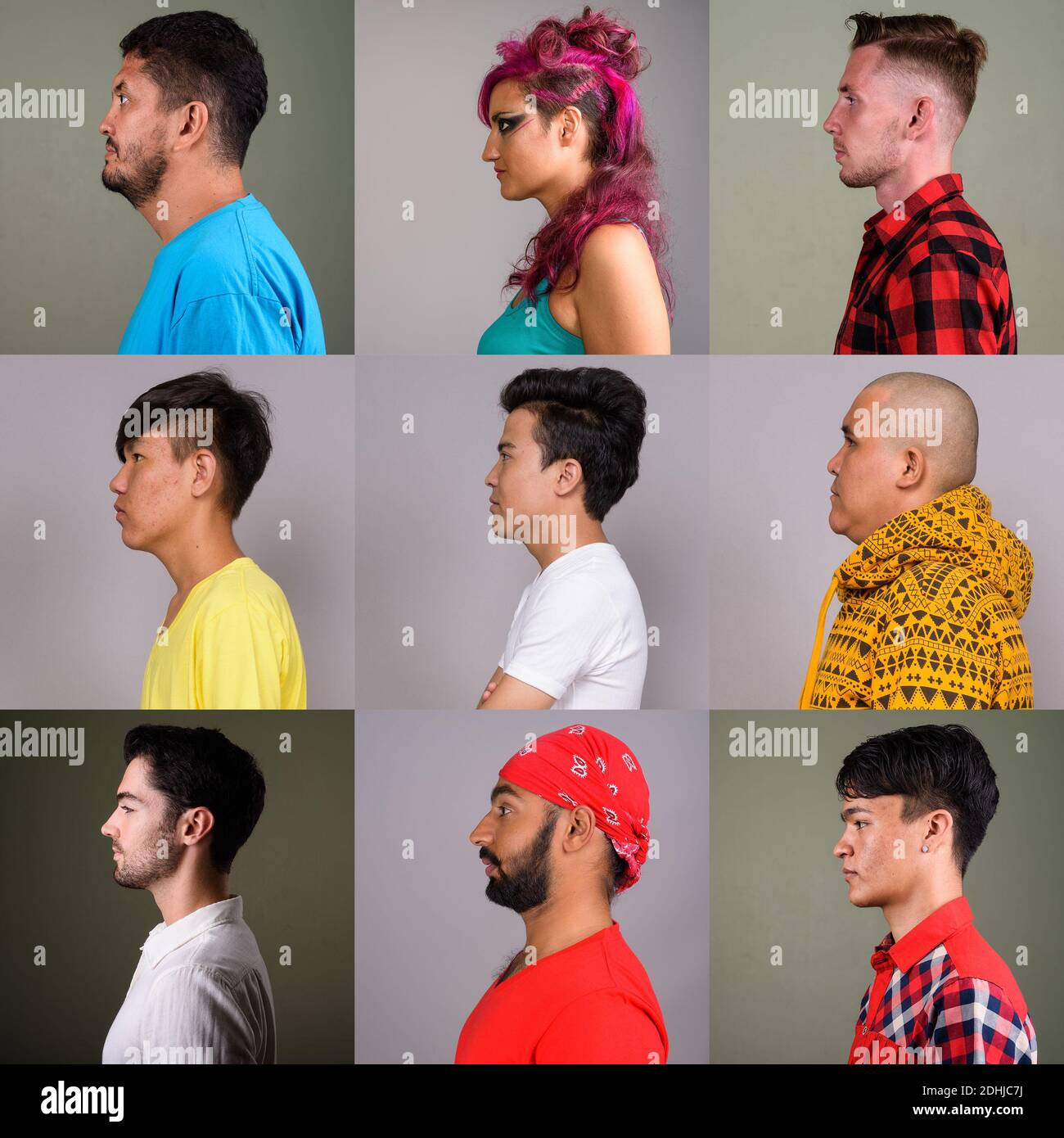 People faces collage hi-res stock photography and images - Alamy