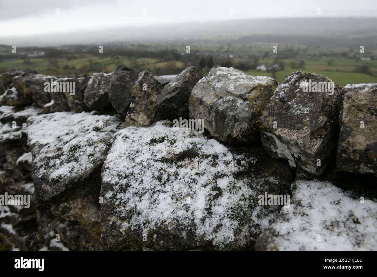 Pictured is a snowy scene in the Yorkshire Dales above Leyburn. weather ...