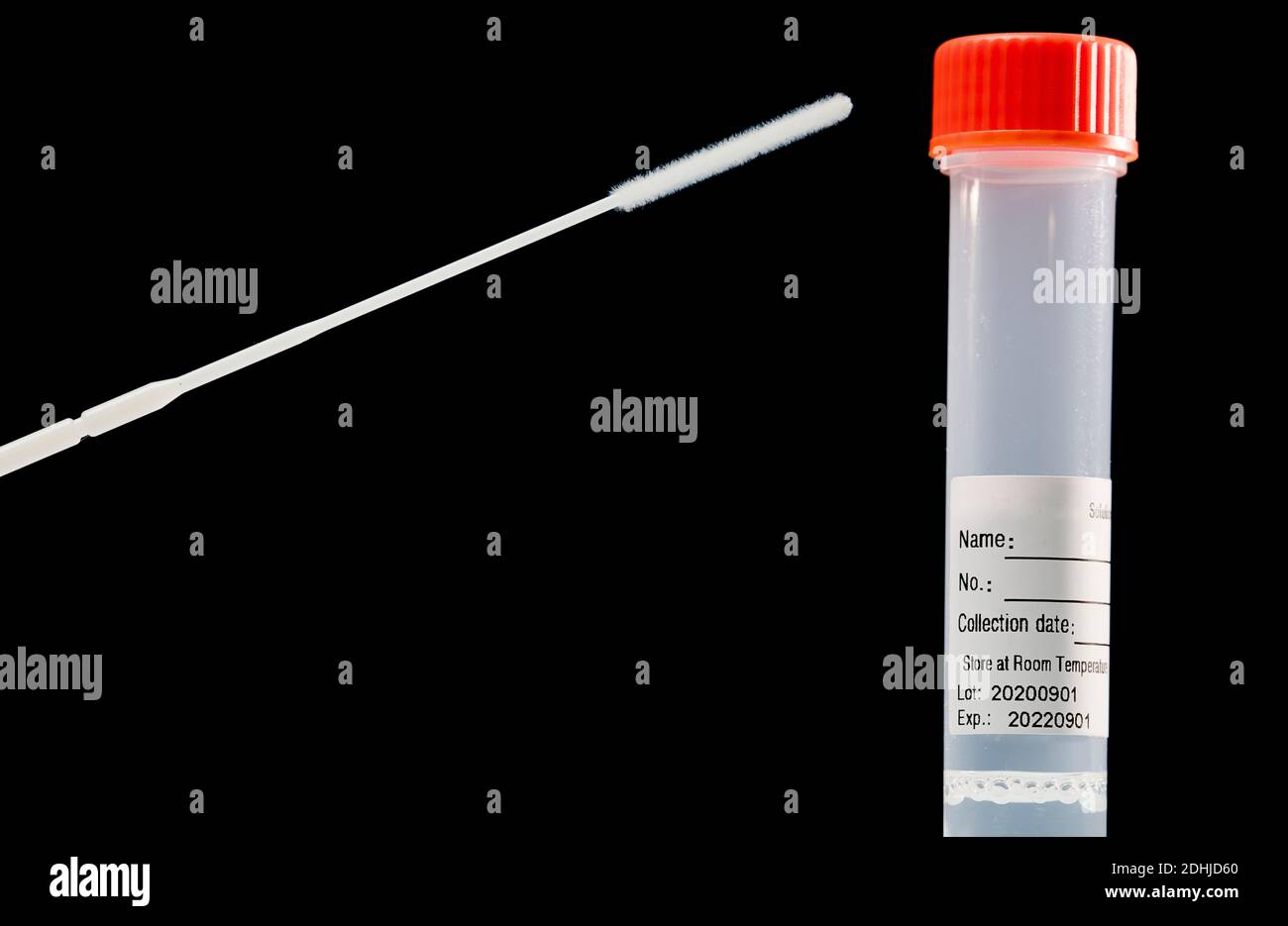 Swab for nasopharyngeal smear, with vital transport, (obtaining PCR ...