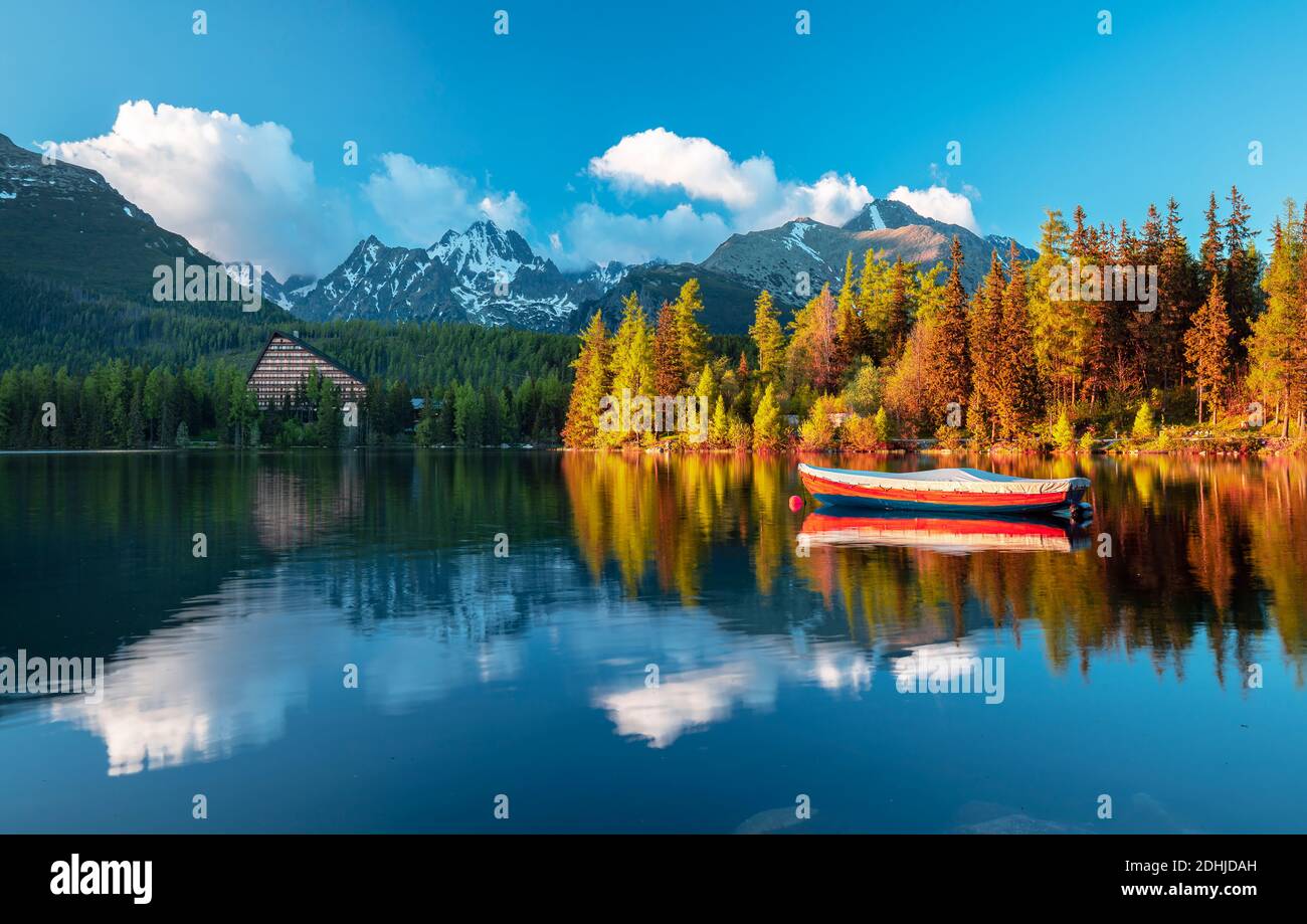Beautiful nature and waterfall in Slovak paradise,Slovakia Stock Photo ...