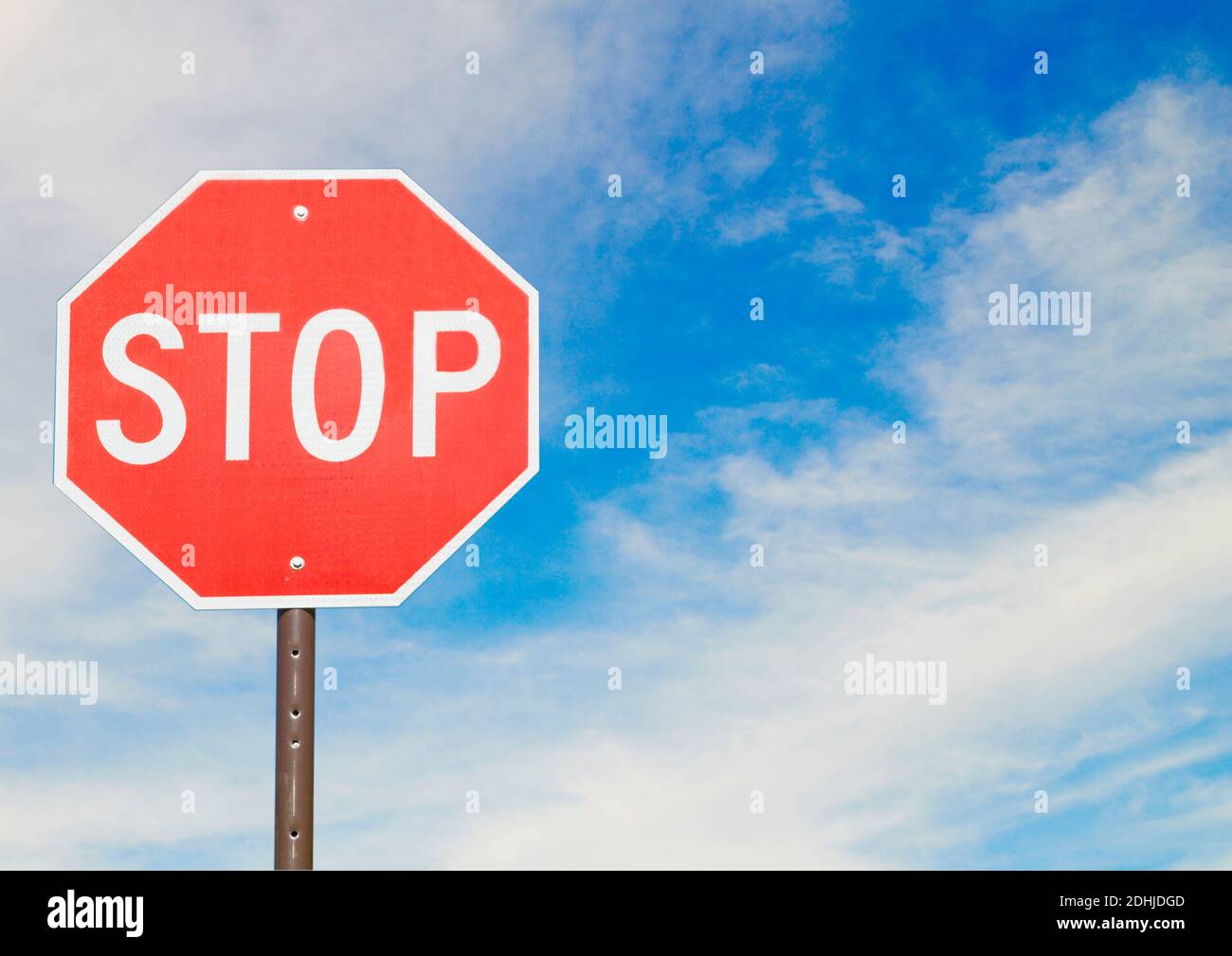 Red stop sign Stock Photo - Alamy