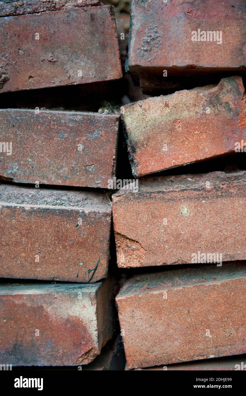 Pile of bricks Stock Photo - Alamy