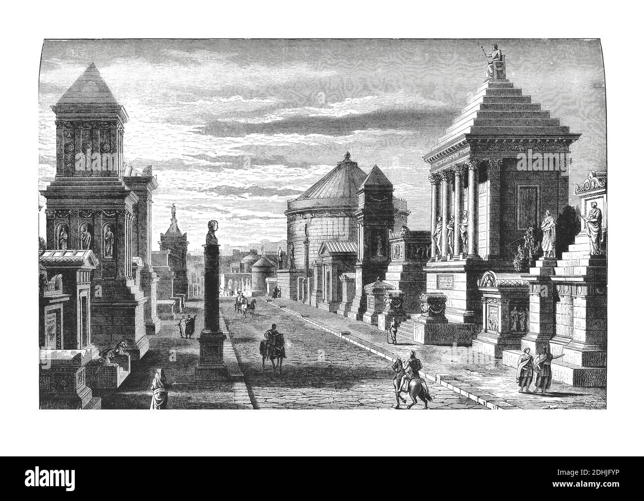 Ancient rome via sacra roman Cut Out Stock Images & Pictures - Alamy