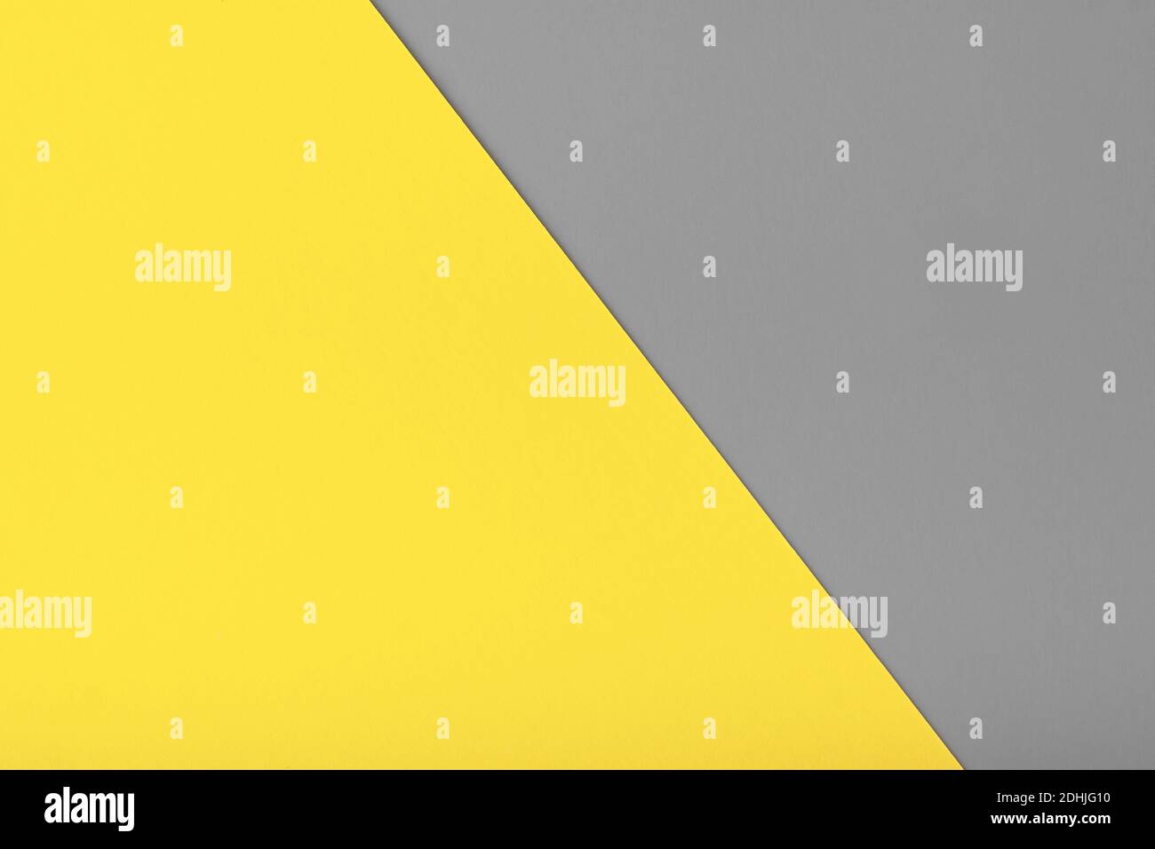 Abstract geometric paper background. Trendy yellow and gray colors 2021 ...