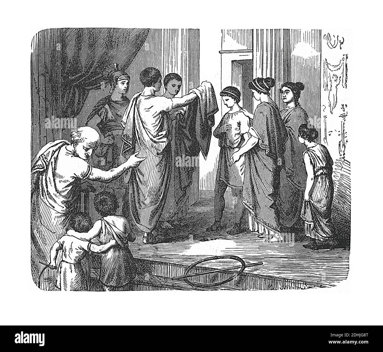Roman ceremony painting Cut Out Stock Images & Pictures - Alamy
