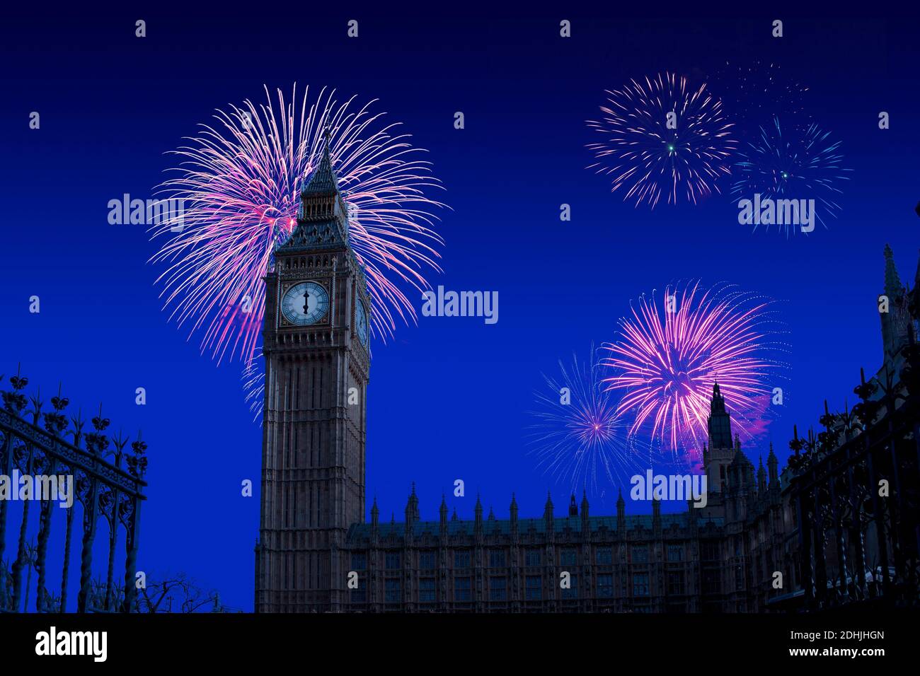 Big ben fireworks hi-res stock photography and images - Alamy