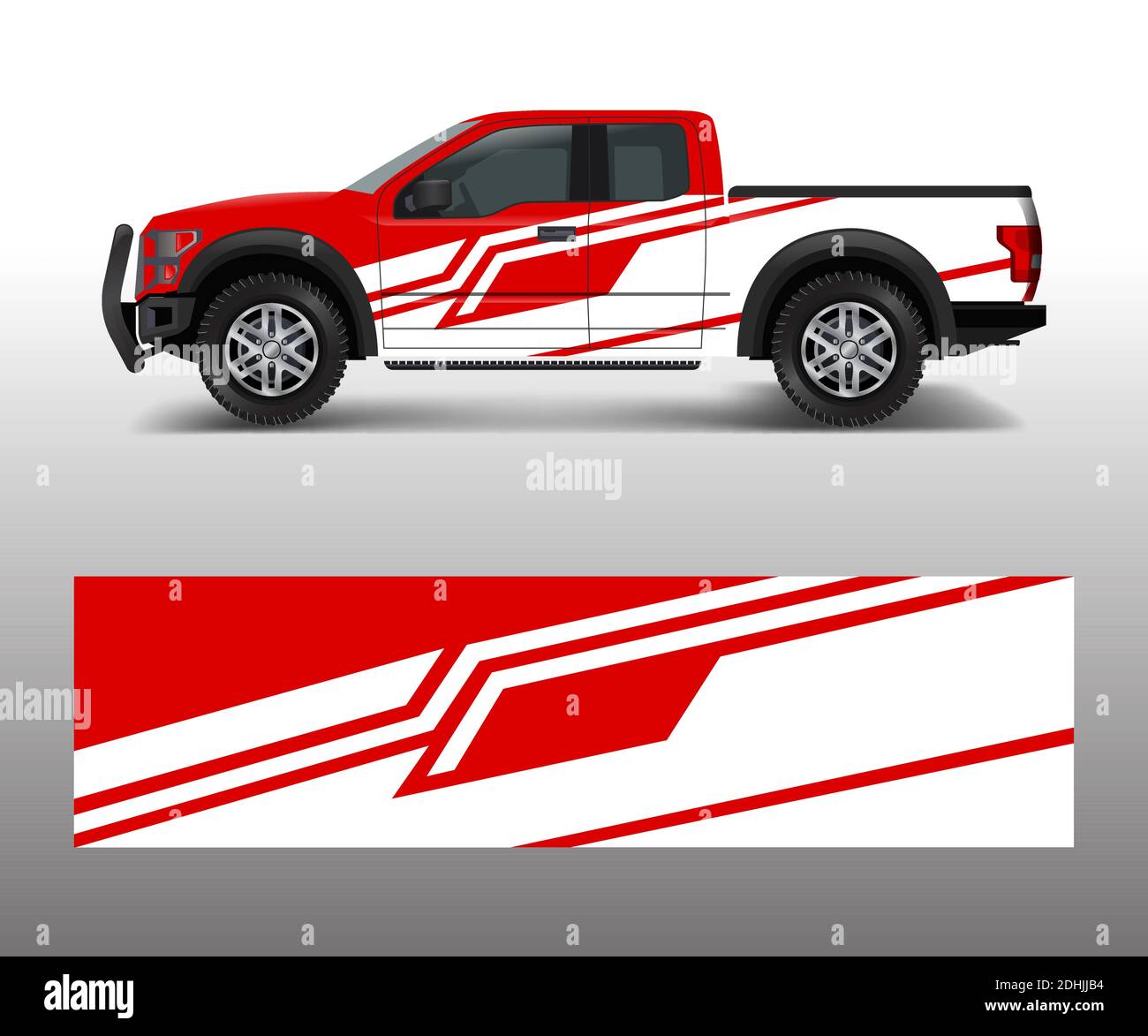 Truck And Vehicle car racing graphic for wrap and vinyl sticker Stock ...