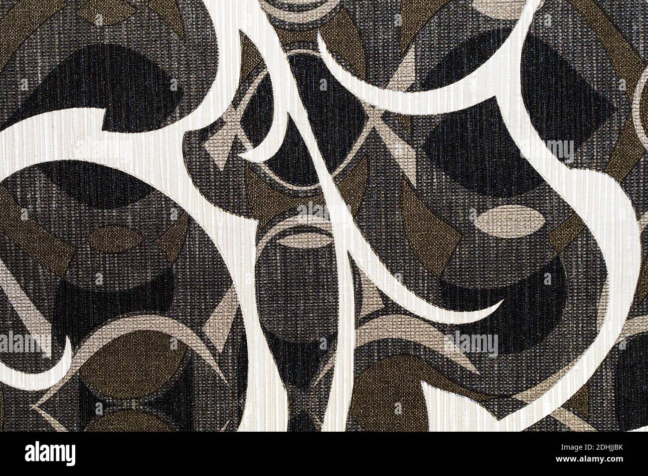 Retro Fabric Pattern Wallpaper with Seamless Pattern Stock Photo - Alamy